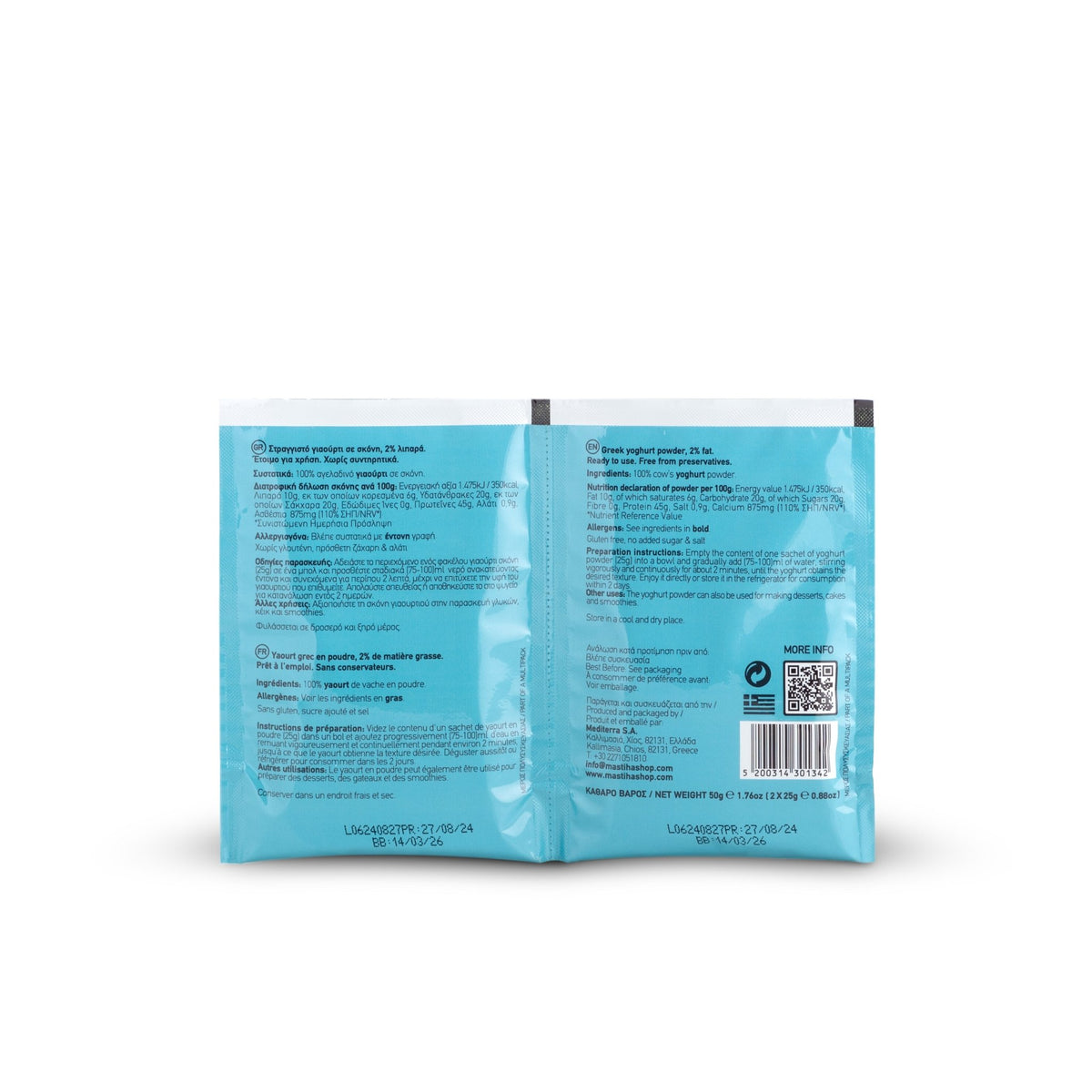 Yoghurt Powder 2x25g – mastihashop