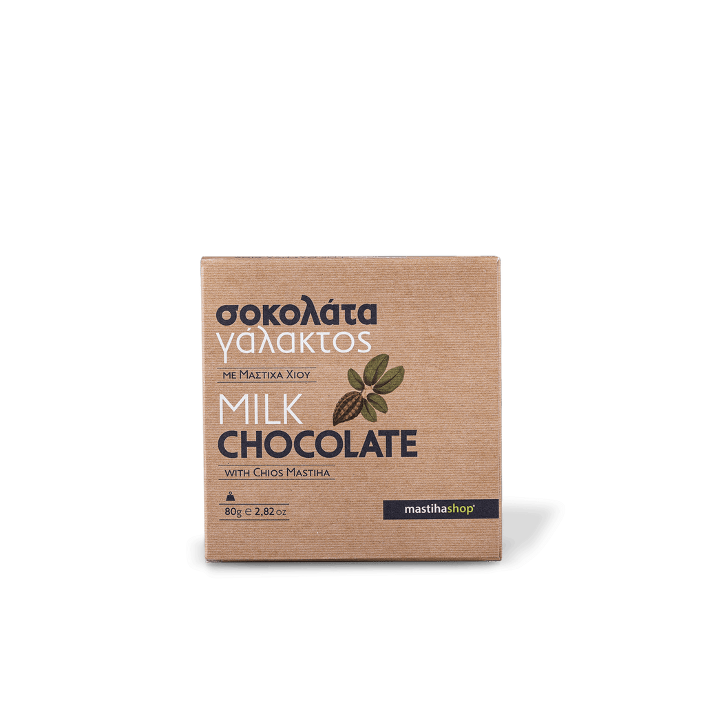Milk Chocolate with Chios Mastiha Oil 80g – mastihashop